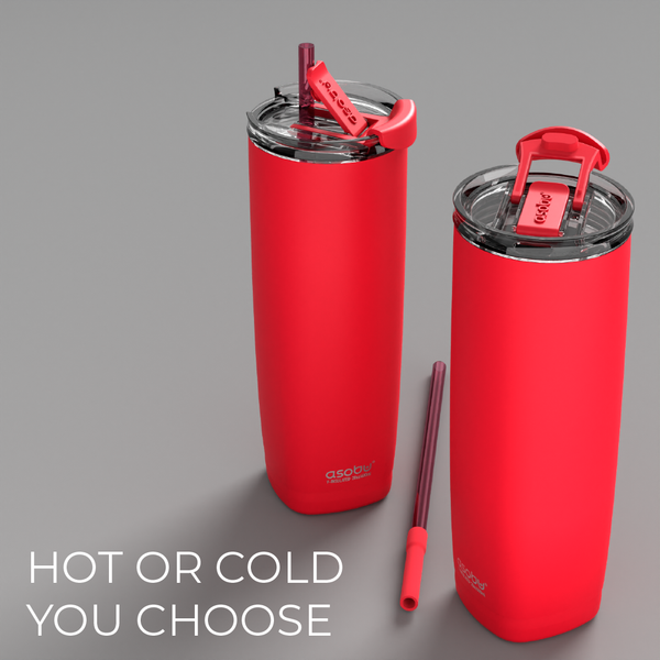 Red Aqualina Insulated Tumbler - Hot And Cold Tumbler | ASOBU – ASOBU®