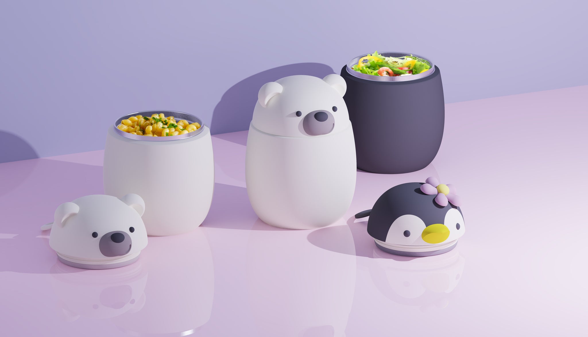 Penguin Bestie Food Container – ASOBU®