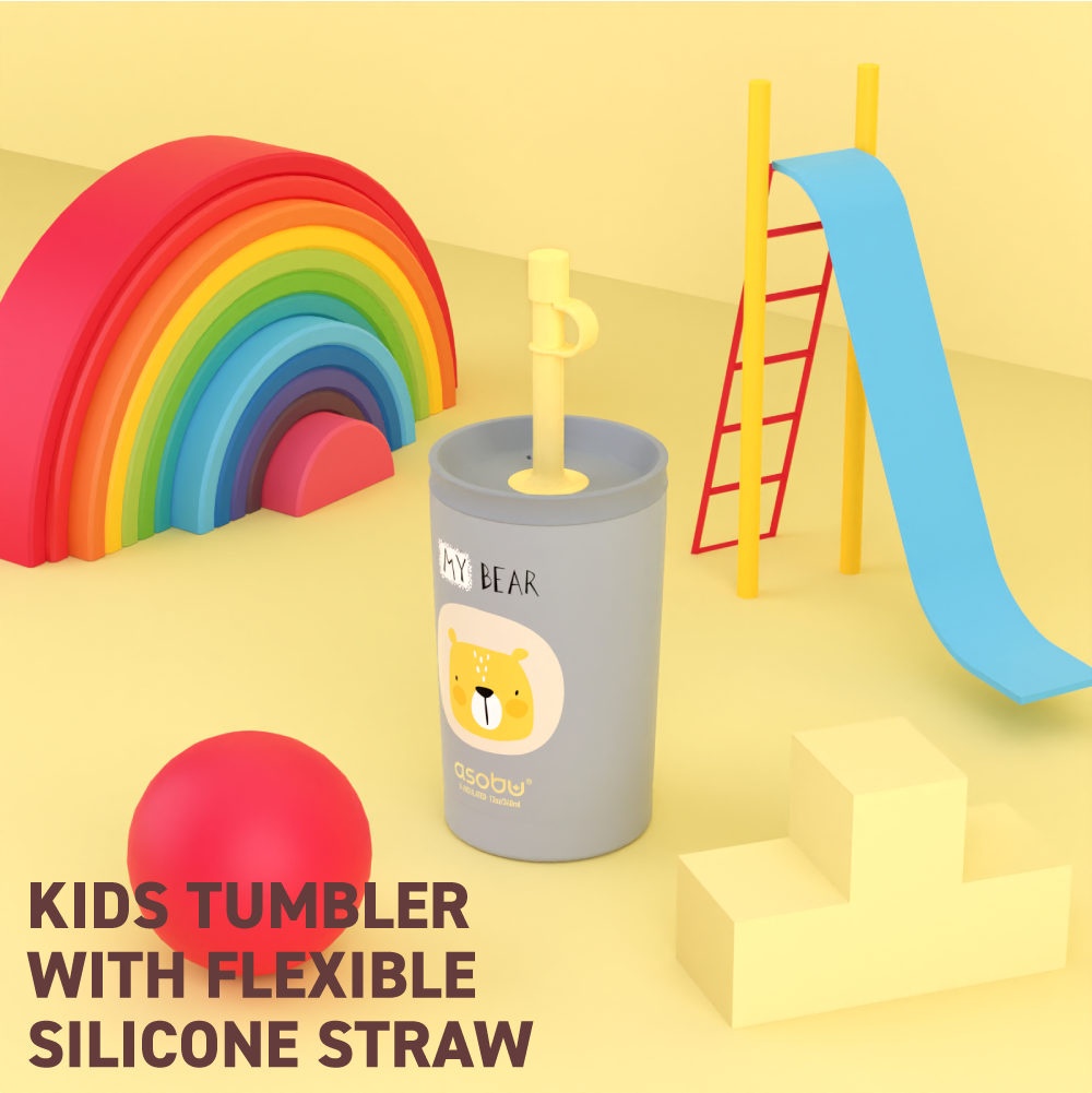 Kids Tumbler - The Grey Mini Sippy Tumbler | Asobu – ASOBU®