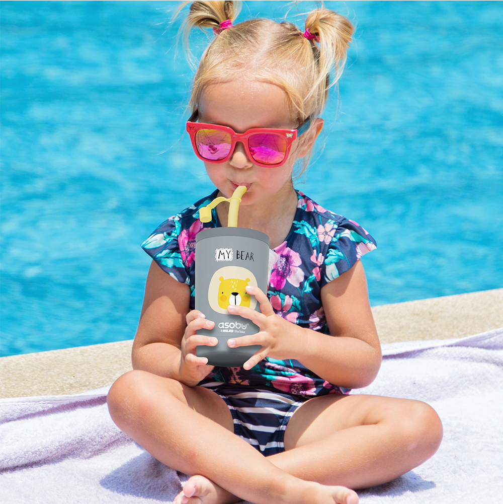 Kids Tumbler - The Grey Mini Sippy Tumbler | Asobu – ASOBU®