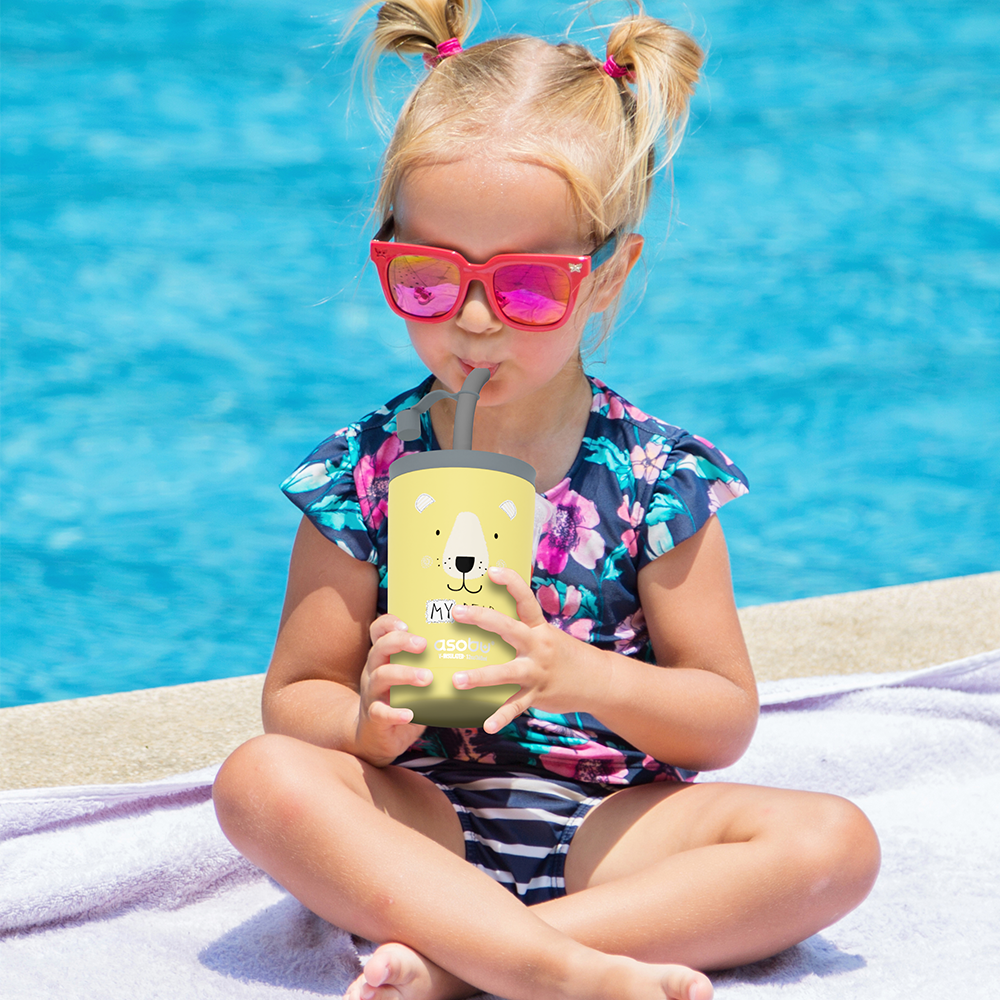 Kids Tumbler - The Yellow Mini Sippy Tumbler | Asobu – ASOBU®
