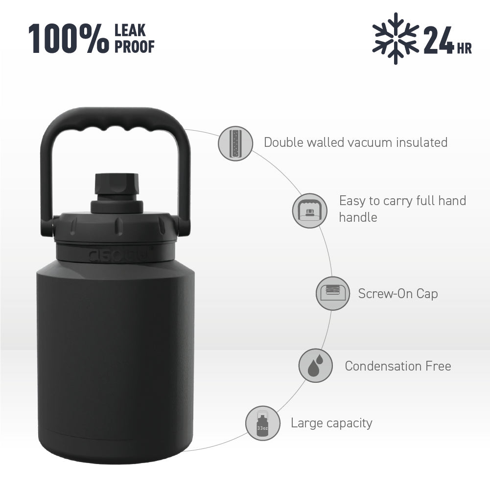 Black Mini Jug - Double Wall Insulated Water Jug | ASOBU – ASOBU®