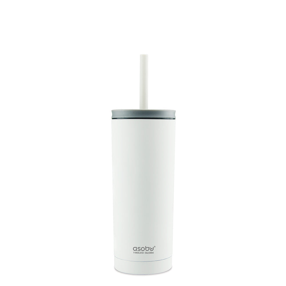 White Super Sippy - Insulated Sipper Cup With Straw | ASOBU – ASOBU®