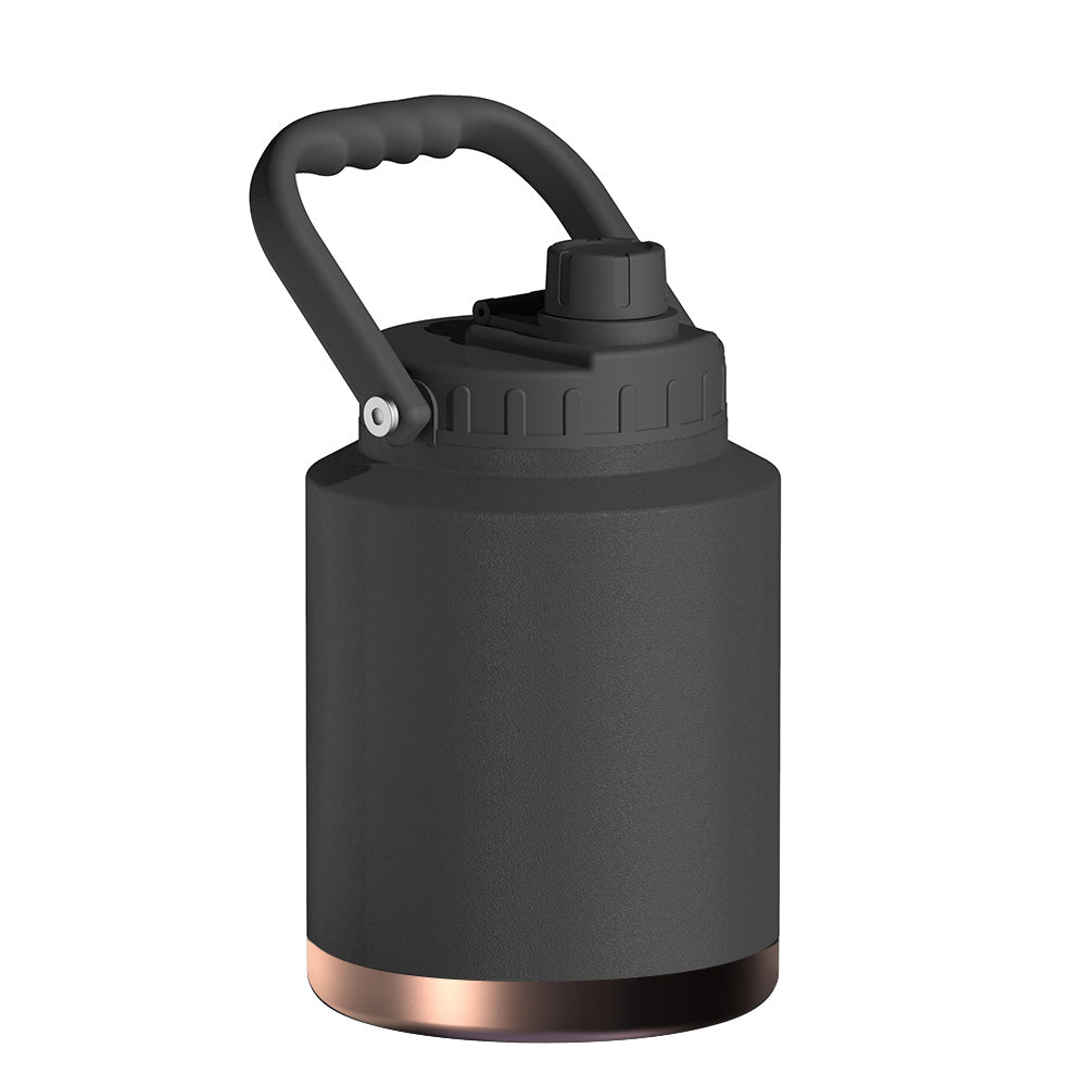 Mighty Jug - Insulated Half Gallon Black & Copper Water Jug | ASOBU ...