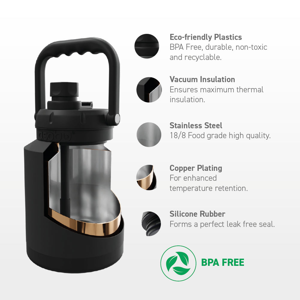 Black Mini Jug - Double Wall Insulated Water Jug | ASOBU – ASOBU®