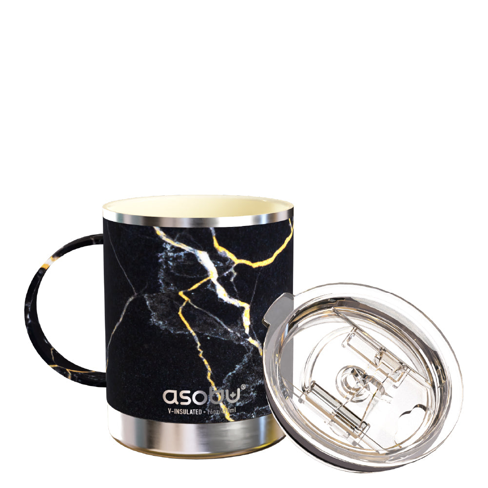 Ultimate Coffee Mug - Insulated Stainless Steel Coffee Mug with Handle ...